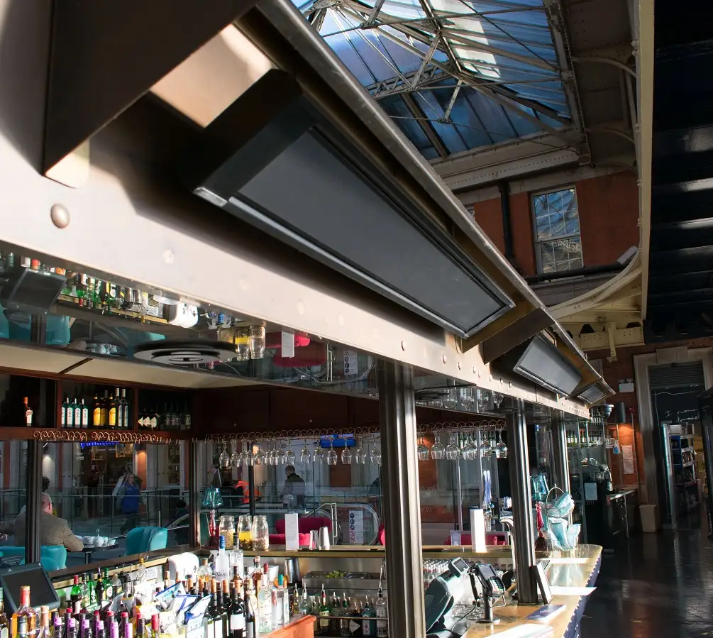 Long Wave Radiant Heaters Installed at The Cabin Bar in London Waterloo ...