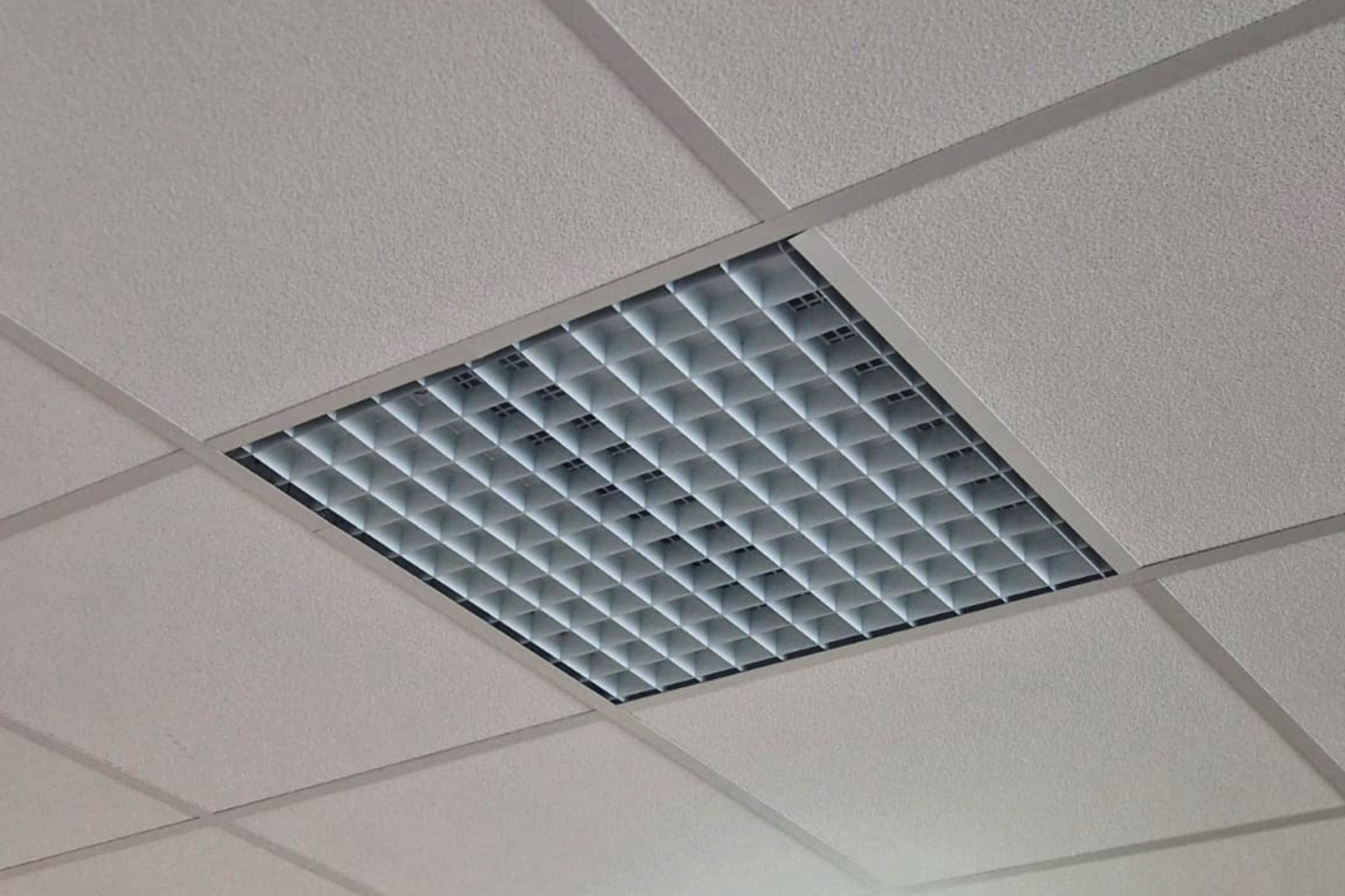 Ceiling Grid Heaters Installed at Dreams Beds, Horsham, Sussex | BN Thermic